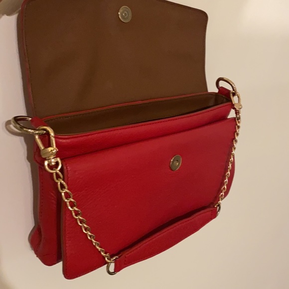 Dkny | Bags | Dkny Red Soft Leather Purse With Dust Bag | Poshmark